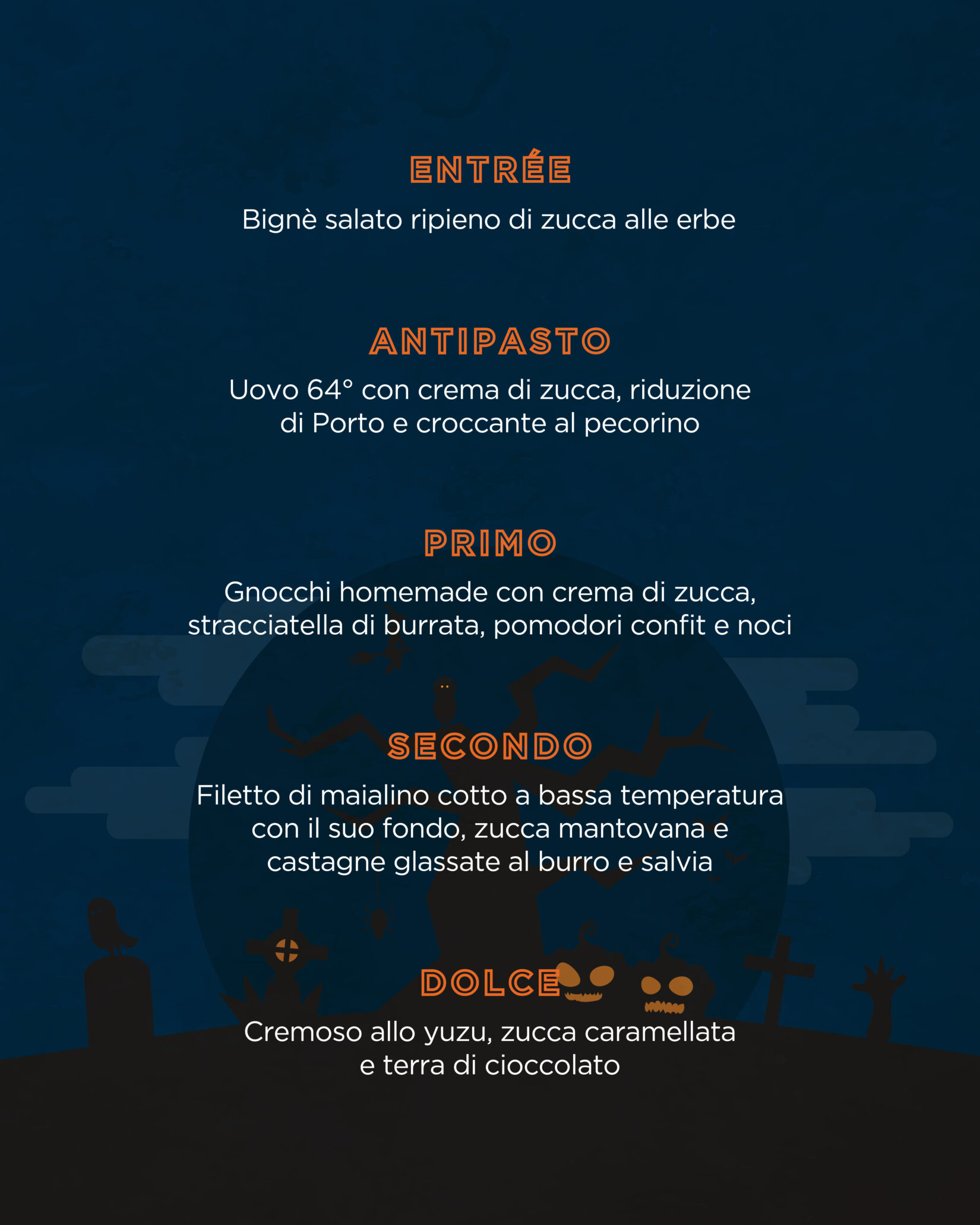 Menù - 'Gusto